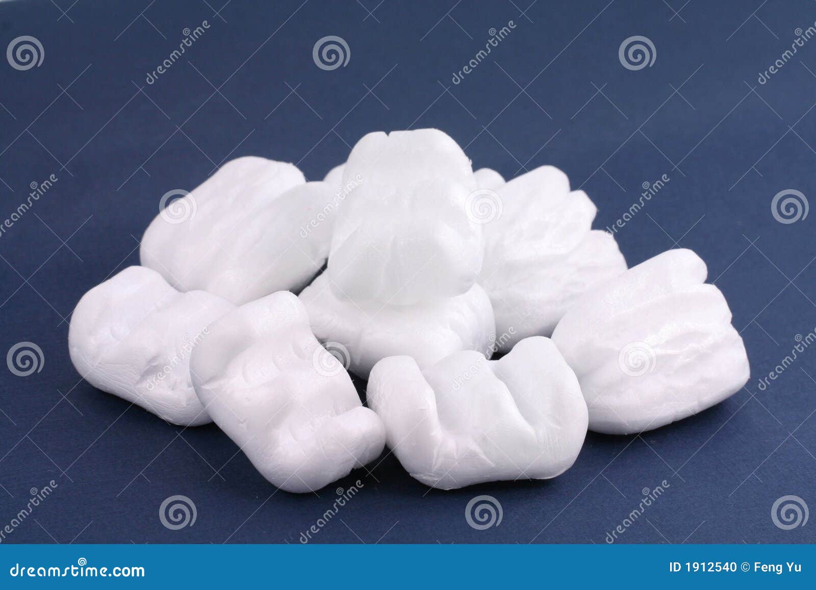 Styrofoam packing peanuts stock photo. Image of resin - 1912540