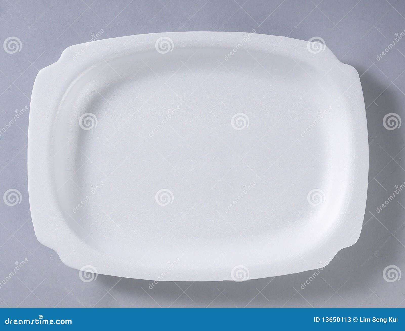 Styrofoam plate stock image. Image of plate, view, disposable - 13650113