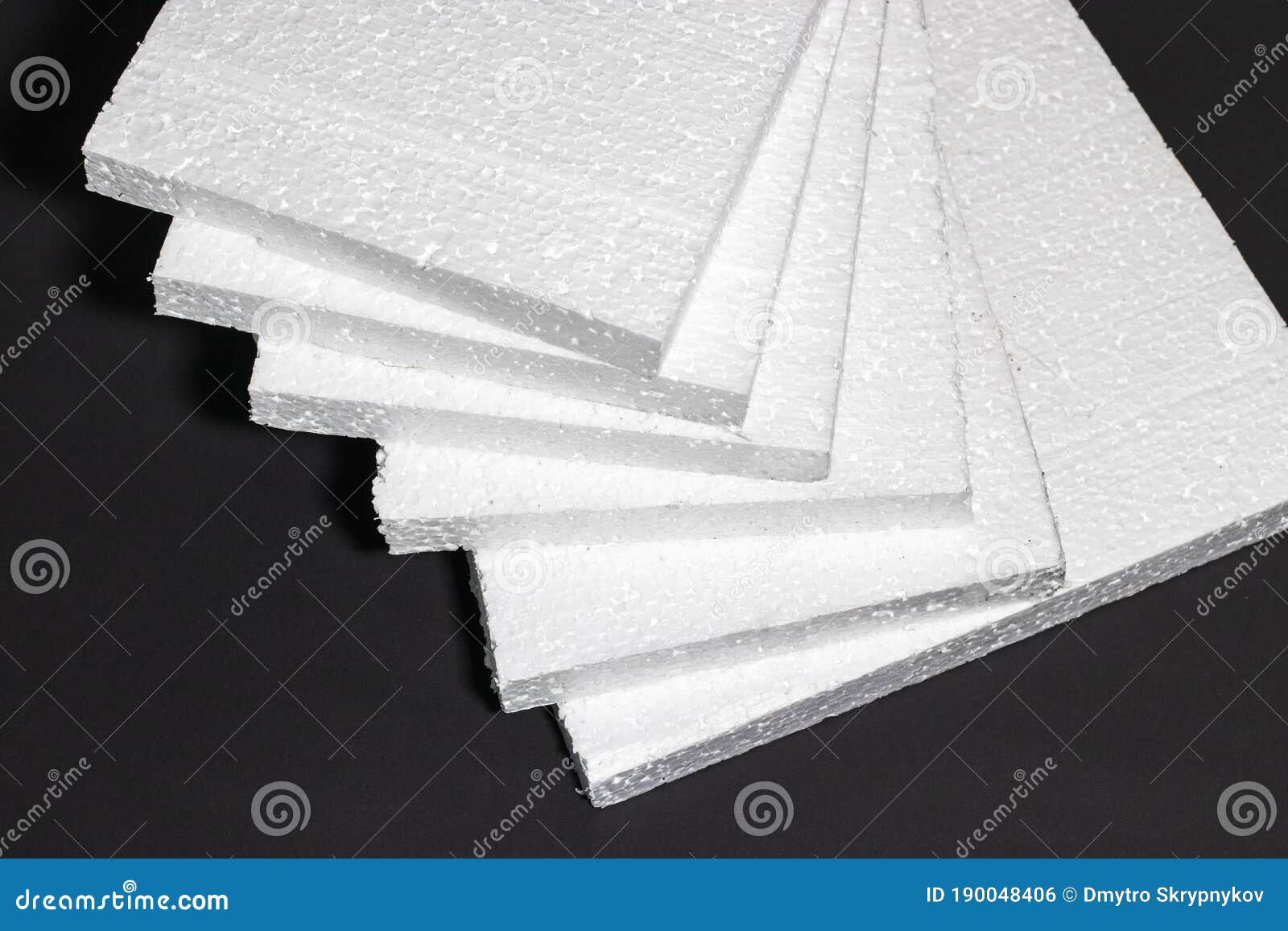 Styrofoam. Sheets of Factory Manufacturing Stock Photo - Image of ...