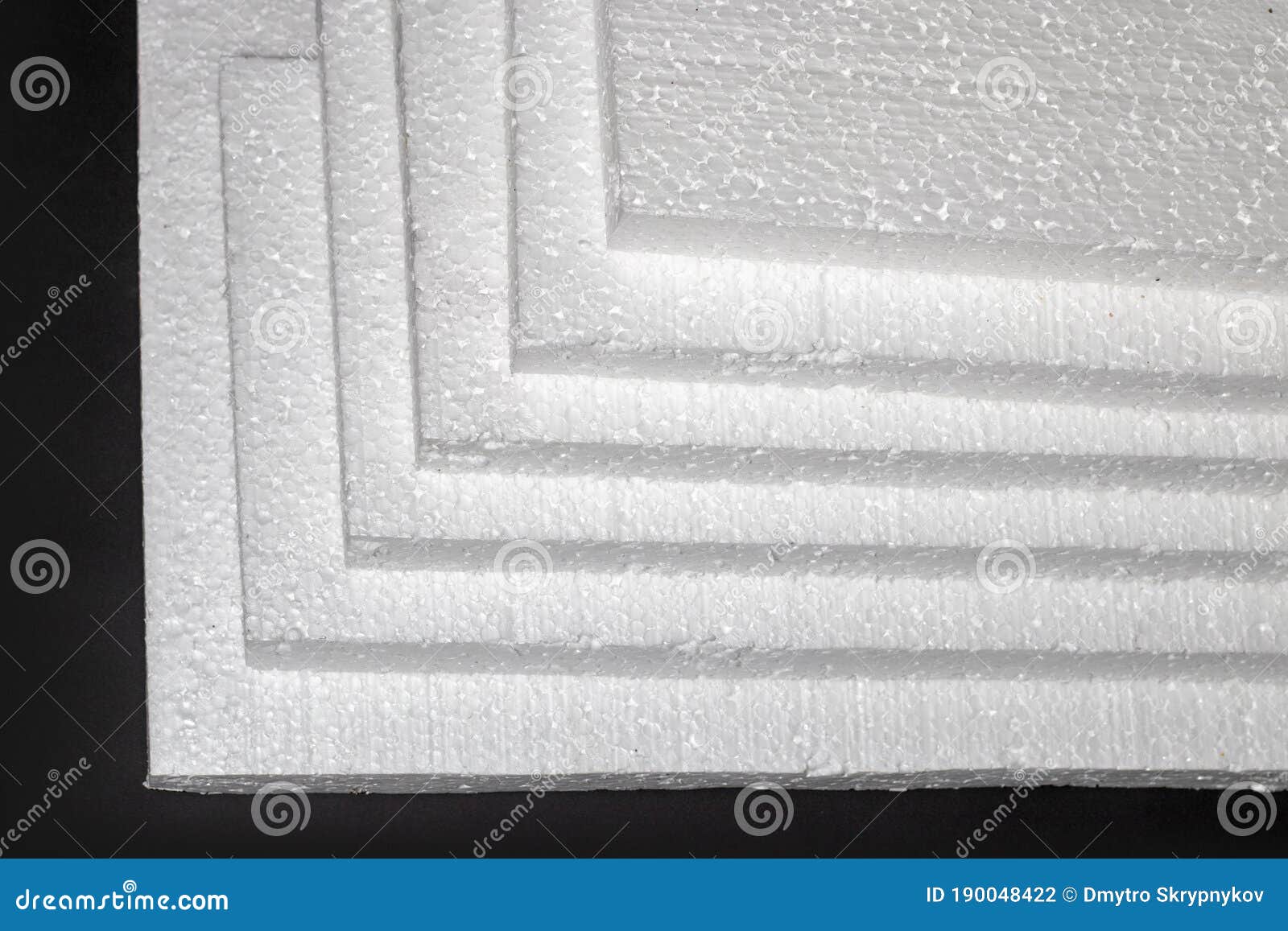 Styrofoam. Sheets of Factory Manufacturing Stock Photo - Image of ...