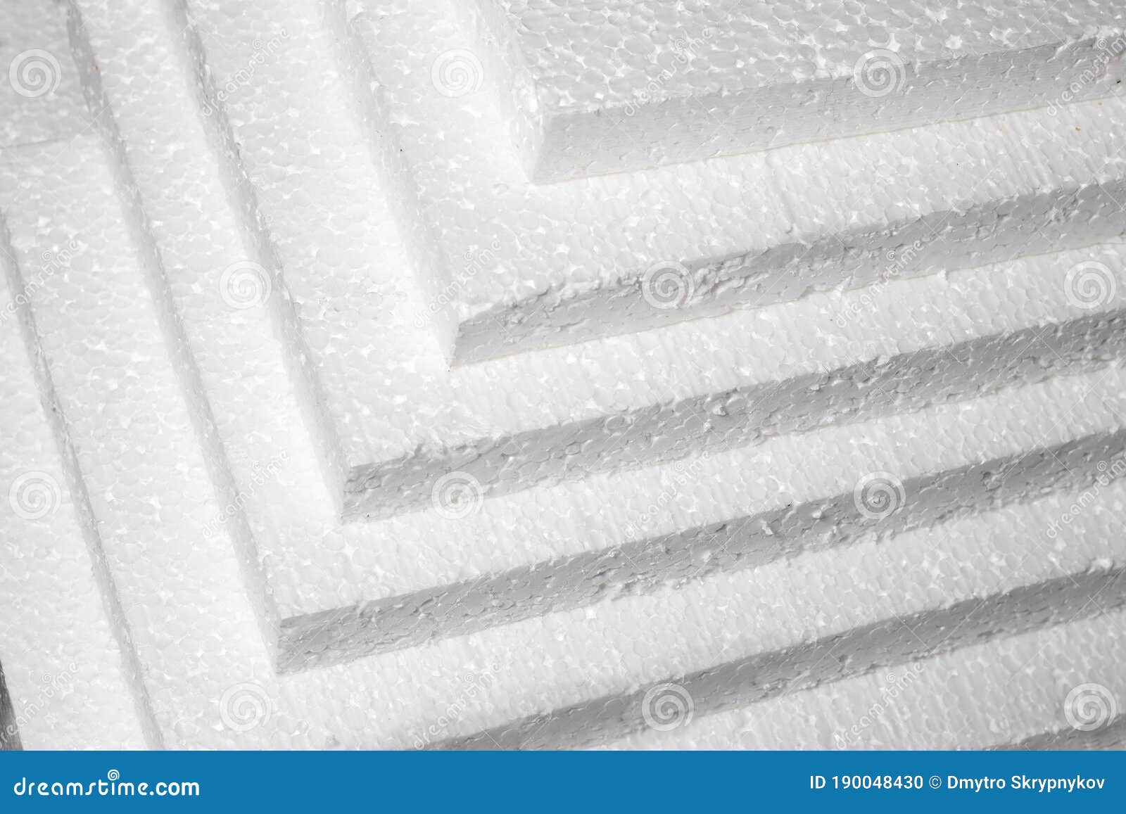 Styrofoam. Sheets Of Factory Manufacturing Stock Photography ...