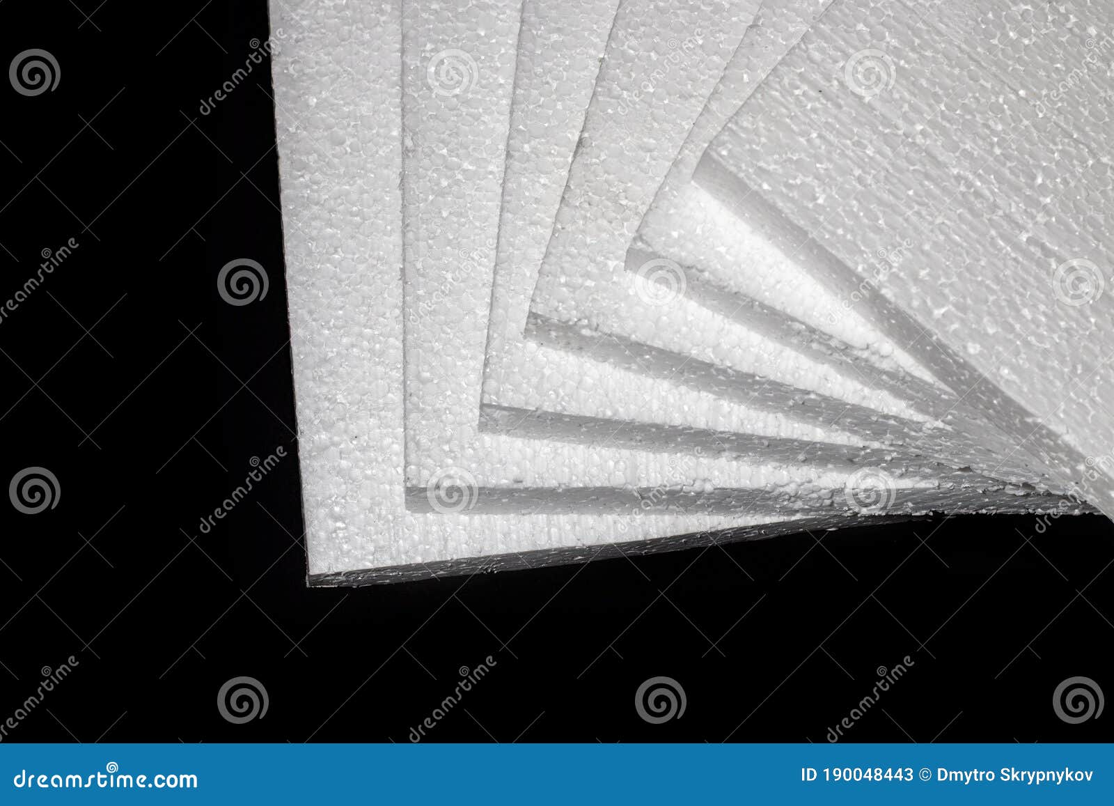 Styrofoam. Sheets of Factory Manufacturing Stock Image - Image of round ...