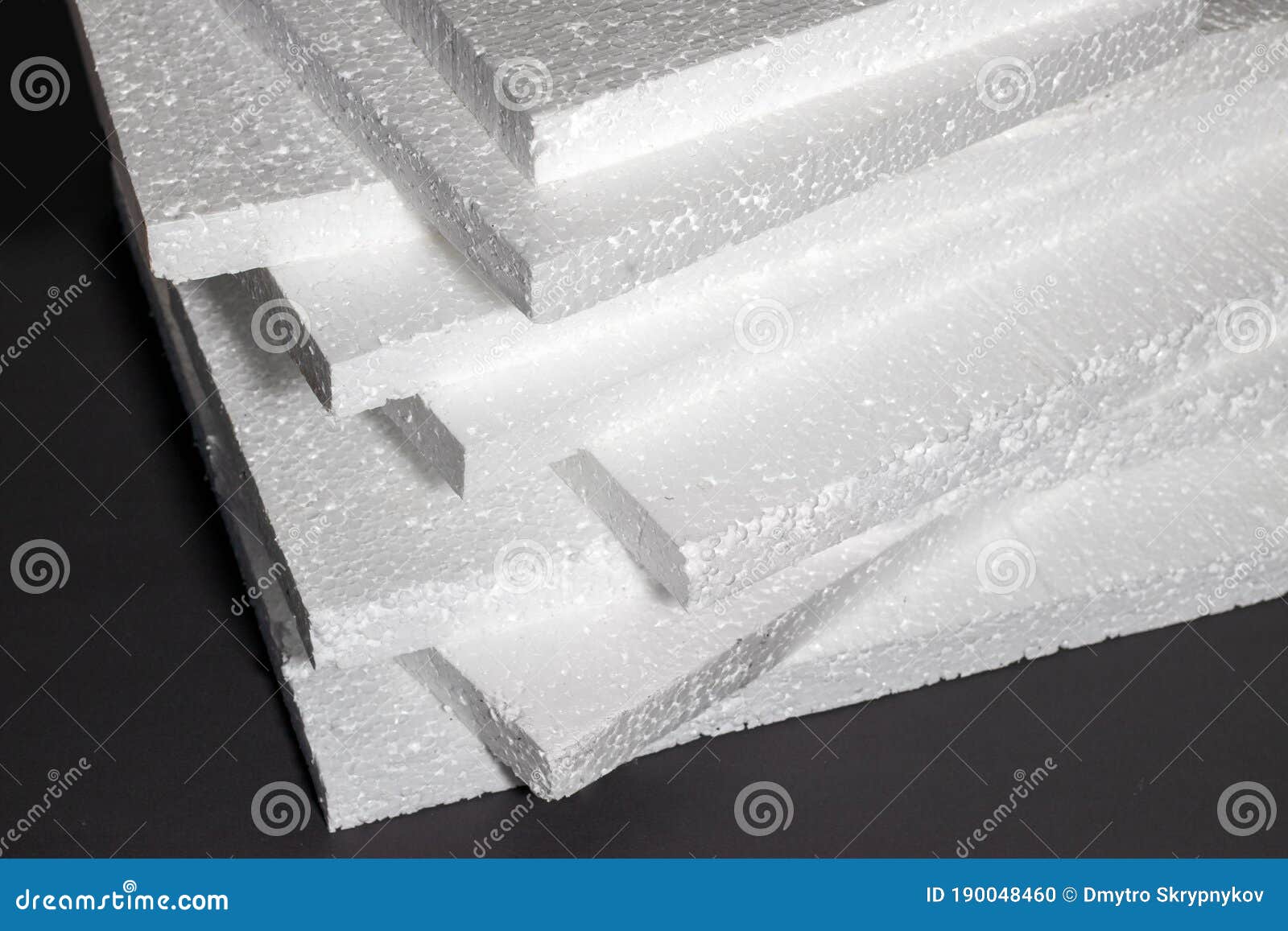 Styrofoam. Sheets of Factory Manufacturing Stock Photo - Image of rough ...