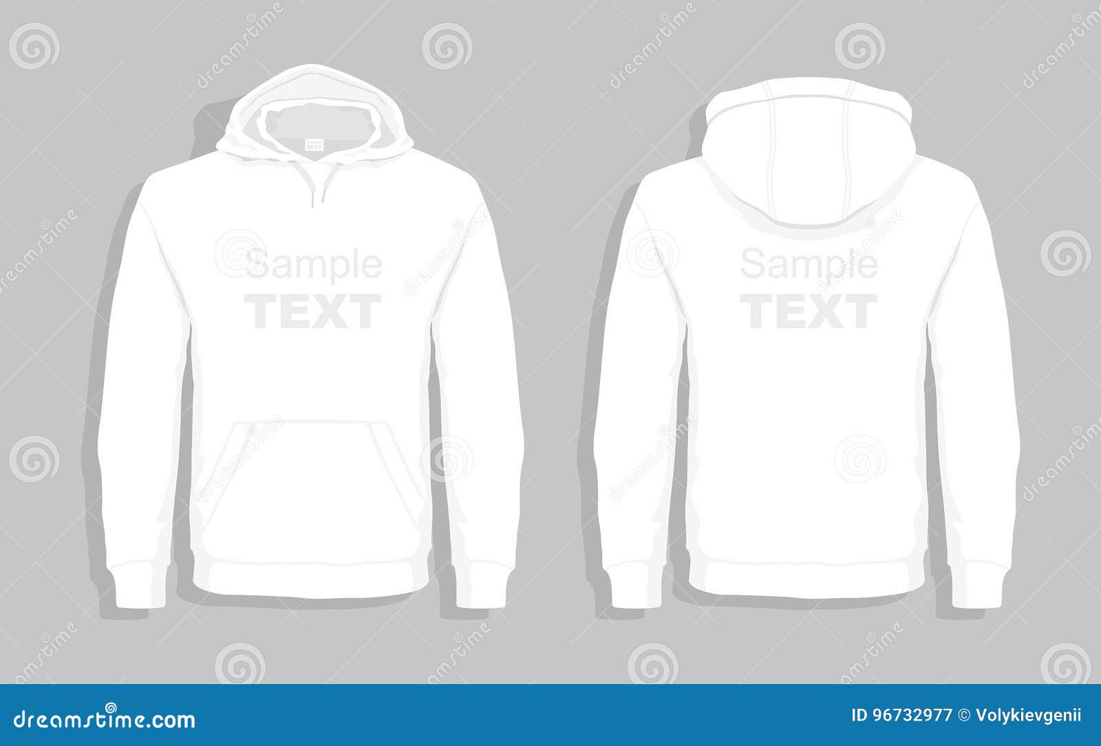 Suéter blanco ilustración del vector. Ilustración de tapa - 96732977