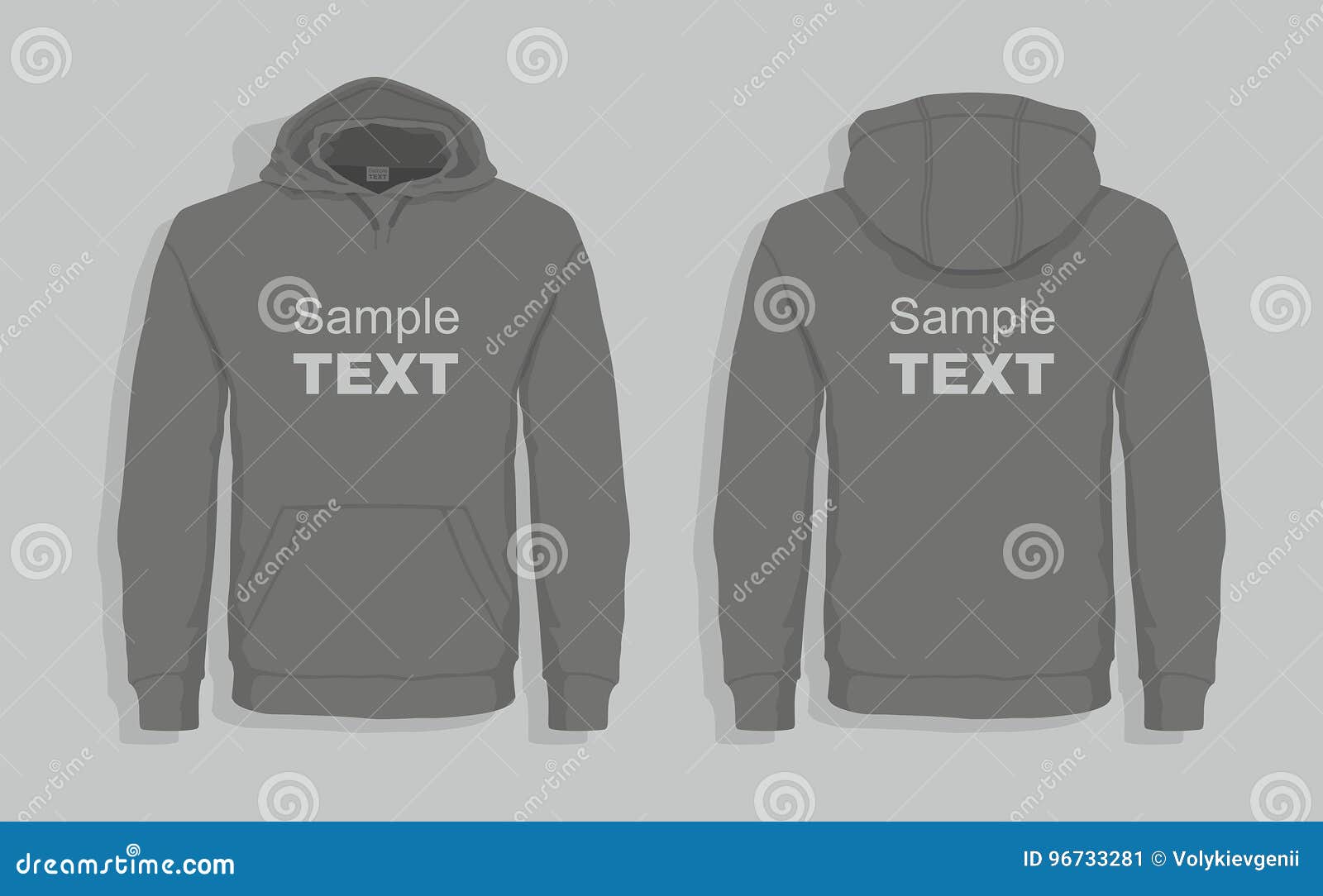 Suéter negro ilustración del vector. Ilustración de deporte - 96733281