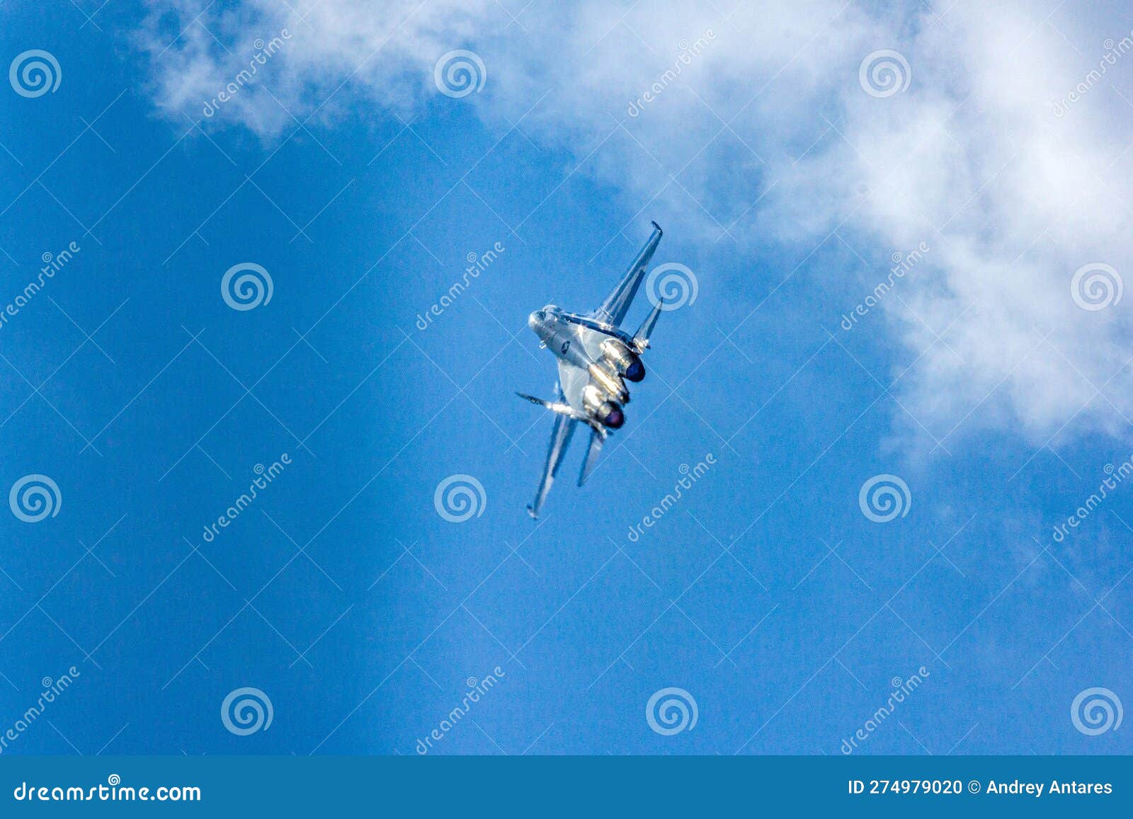 Su-30LL Flying Laboratory Aircraft Performs a Demonstration Flight ...