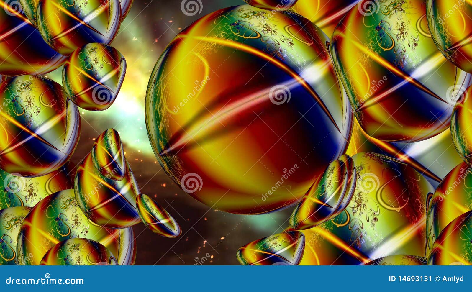 Sub-atomic Bang, Widescreen Stock Illustration - Illustration of ...