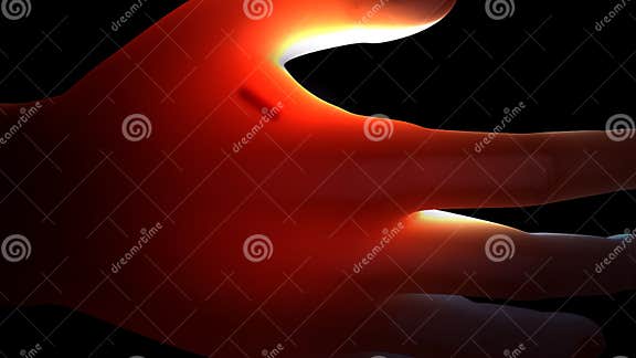 Sub Dermal Microchip Implant or Transponder Implanted into Human Hand ...