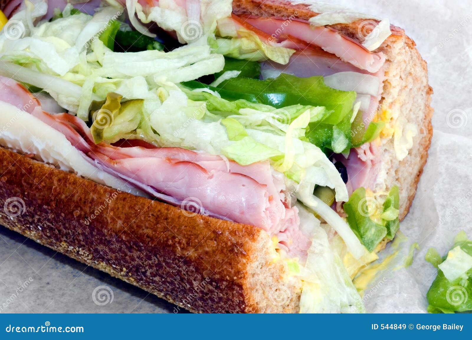 Sub sandwich stock image. Image of bread, hoagie, meal - 544849