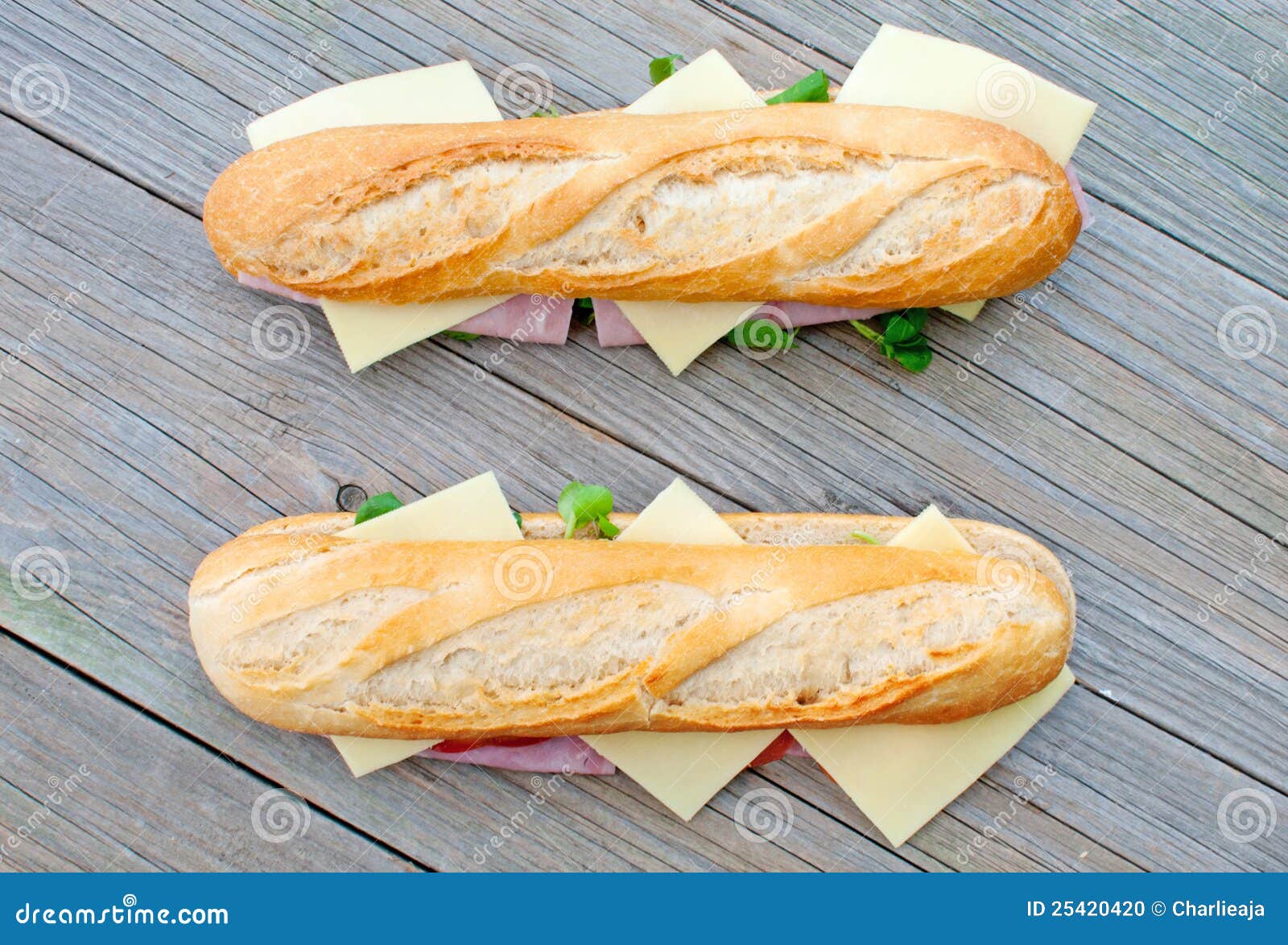 Sub sandwiches stock photo. Image of bistro, tomatoes - 25420420