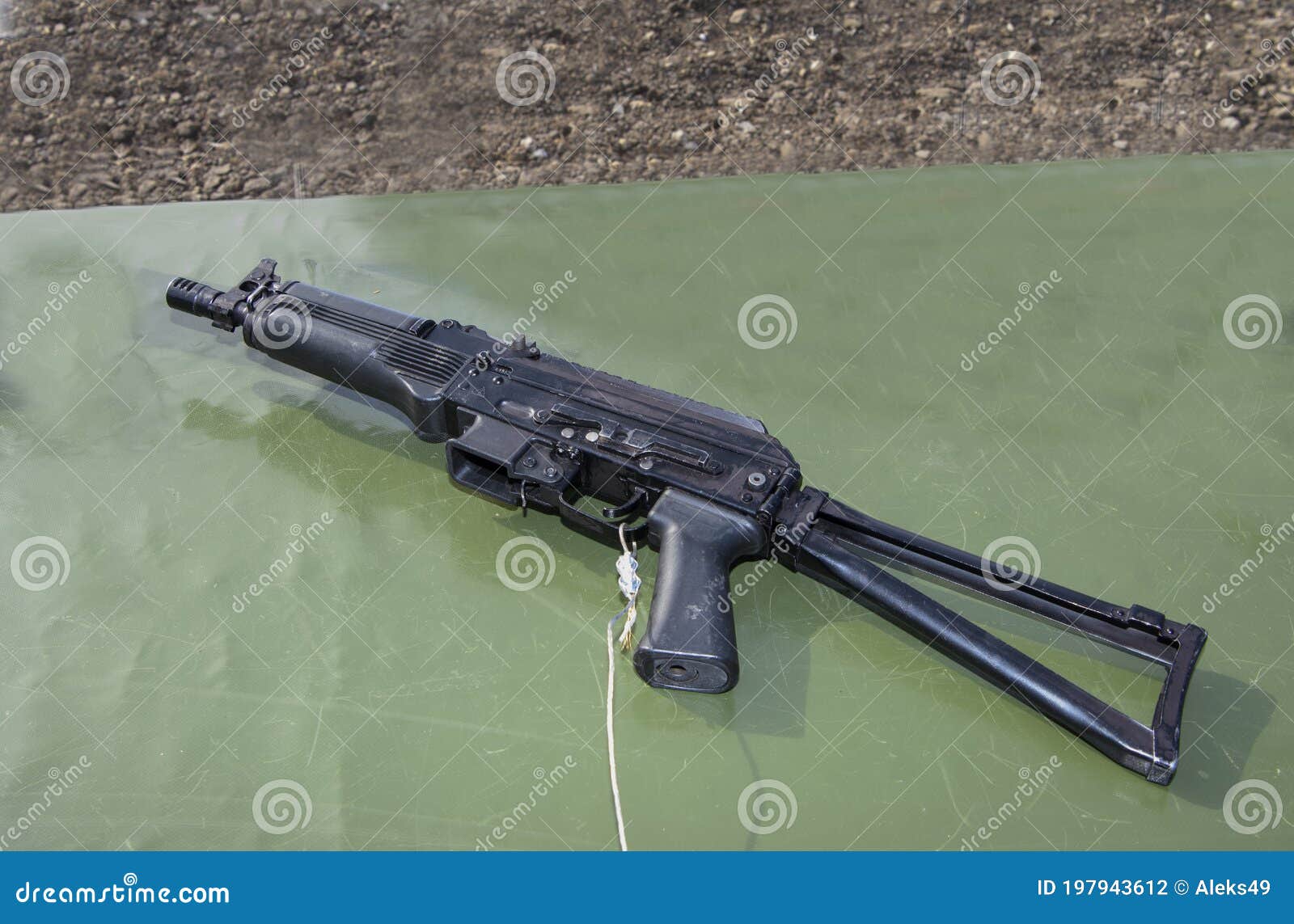 Subametralladora De 9 Mm PP 19-01 Foto de archivo - Imagen de matanza ...