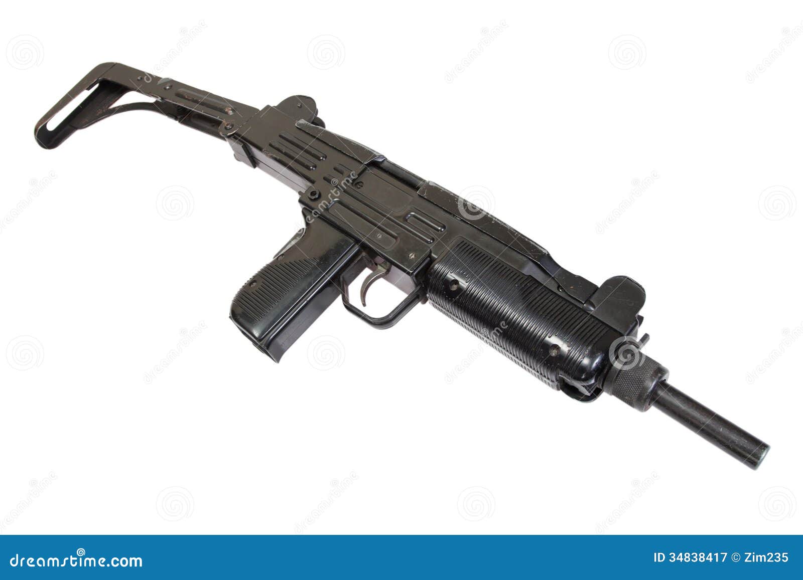 Subametralladora UZI imagen de archivo. Imagen de pistola - 34838417