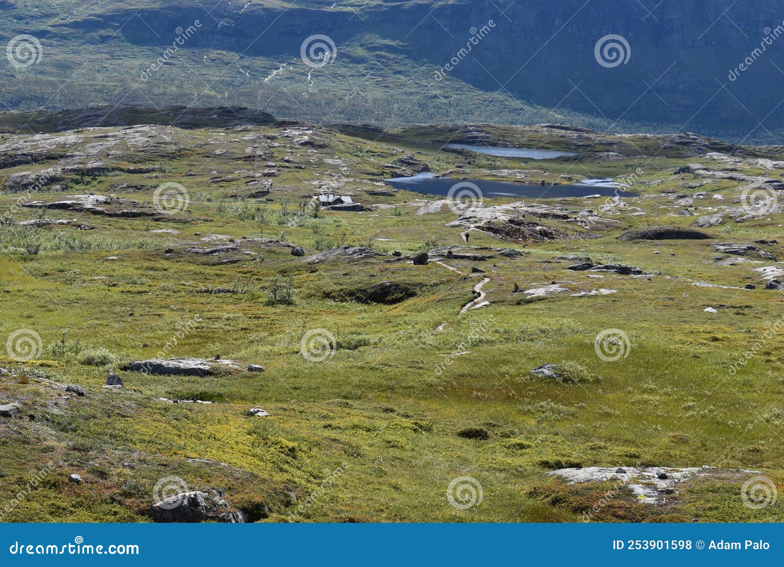 Subarctic Mountain Landscape Stock Photo - Image of mountain, fell ...