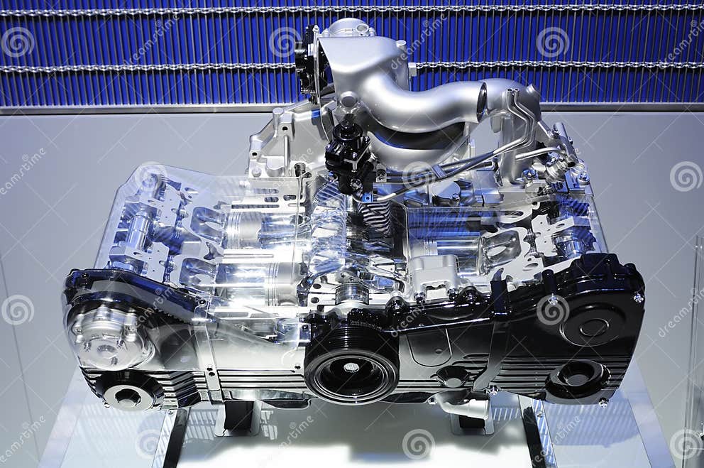 Subaru 2.0 Litre DOHC Engine Editorial Stock Image - Image of label ...