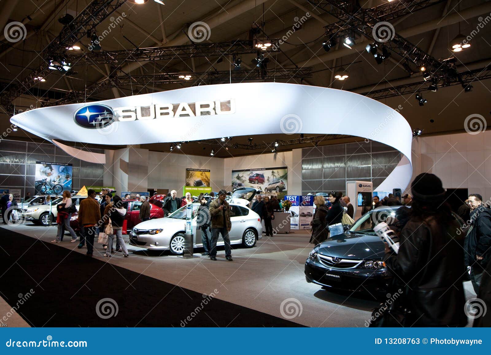 Subaru Booth at the Toronto Auto Show Editorial Stock Photo - Image of ...
