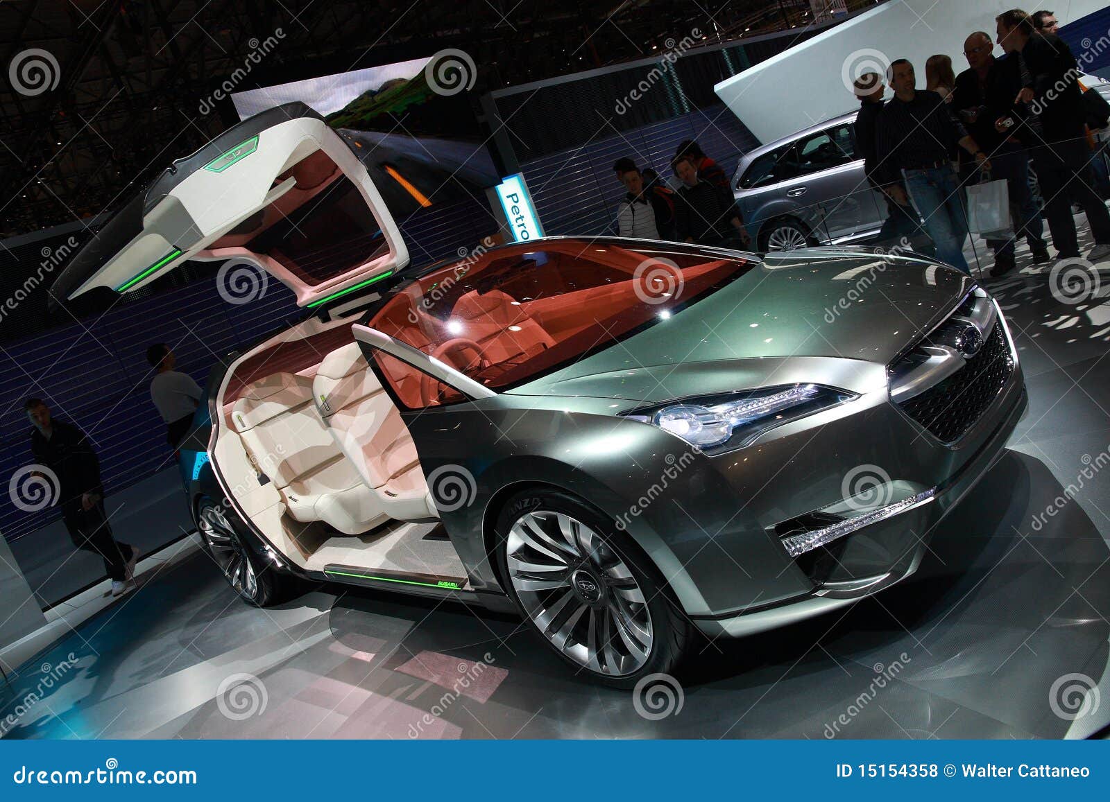 Subaru Concept Hybrid Car editorial stock photo. Image of subaru - 15154358