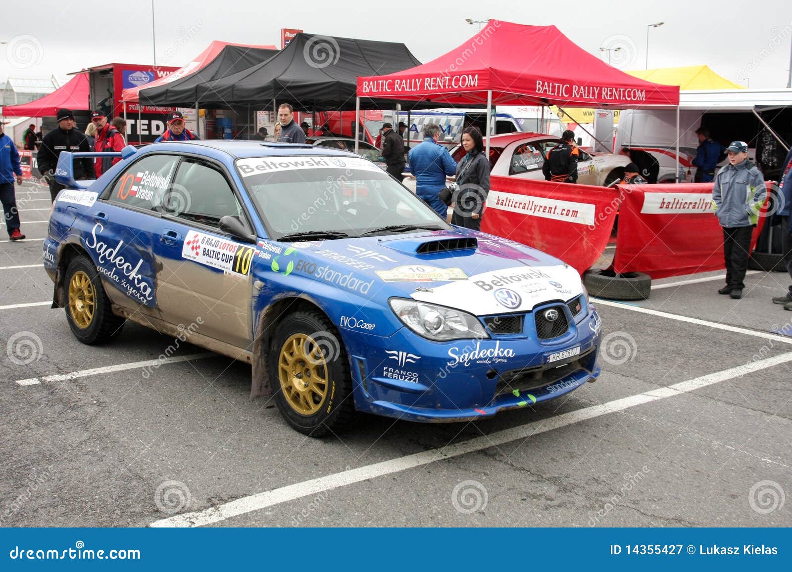 Subaru Impreza WRC in Pit Stop Editorial Photography - Image of road ...