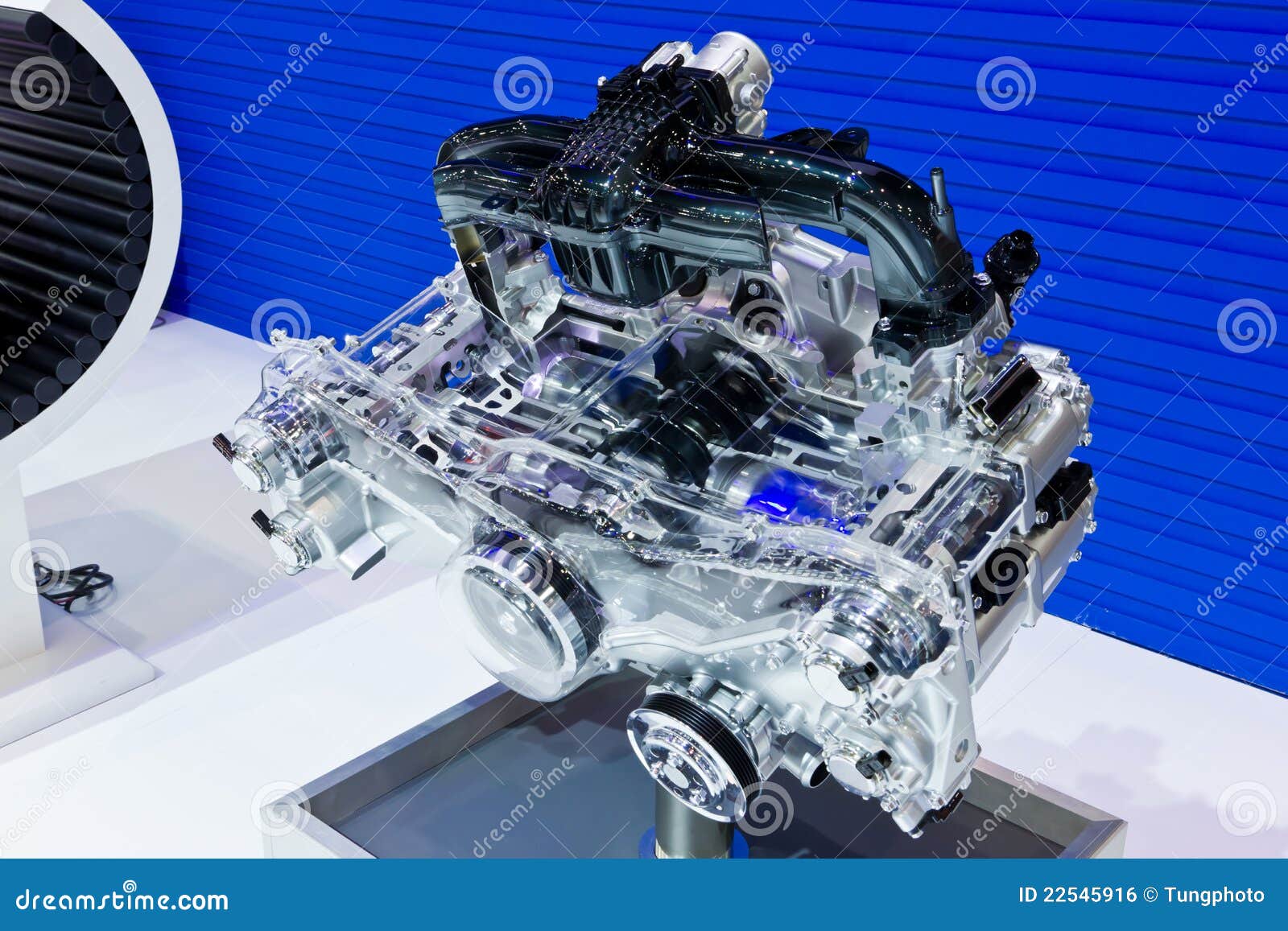Subaru inside Car Engine editorial photo. Image of historical - 22545916