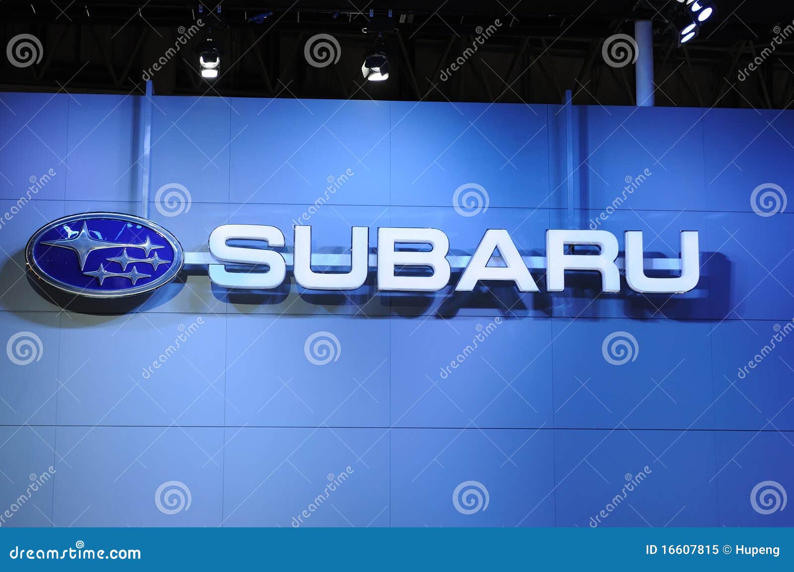 Subaru logo editorial image. Image of design, label, exhibitor - 16607815