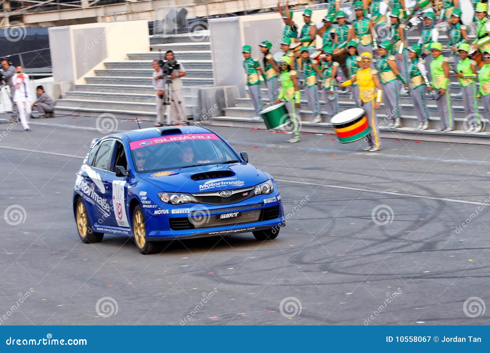Subaru WRX Rally Car at NDP 2009 Editorial Photography - Image of ...