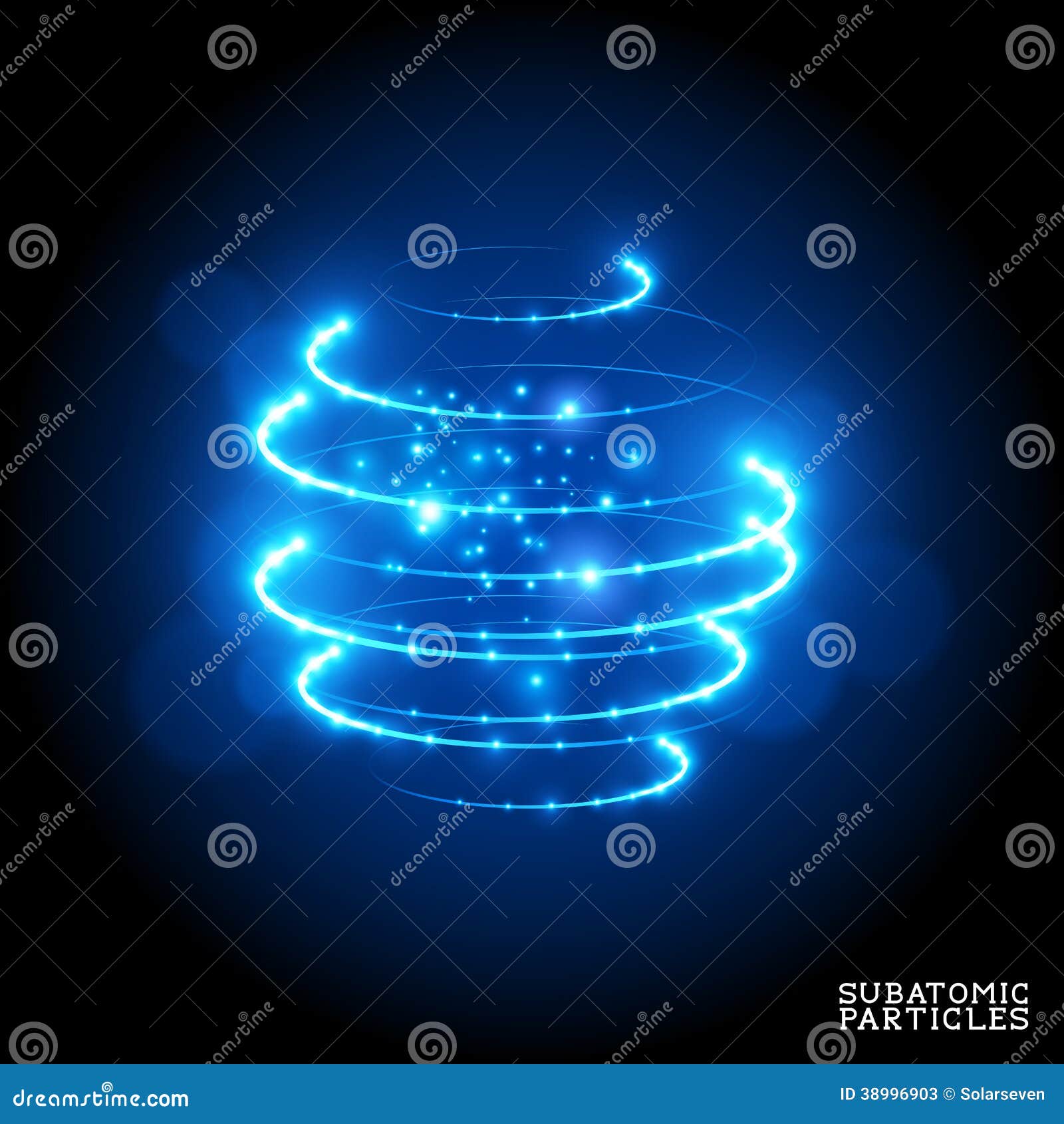 Illustration Of The Subatomic Particles Royalty-Free Stock Photography ...