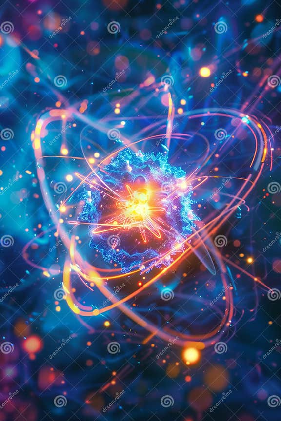 Subatomic Proton Particle Collision in Nuclear Fusion Experiment Lab Stock Photo - Image of ...