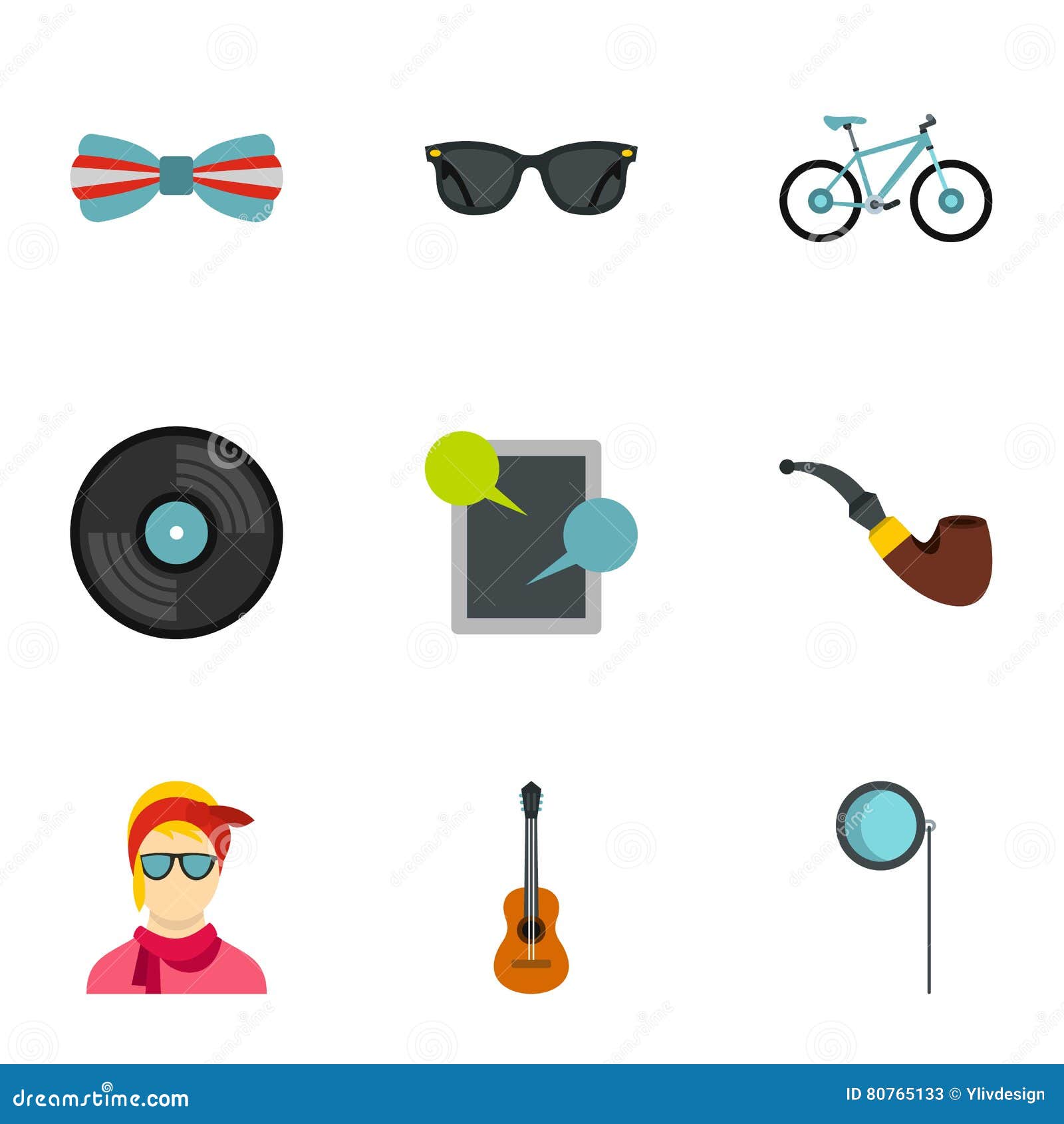Hipsters Subculture Illustration Cartoon Vector | CartoonDealer.com ...