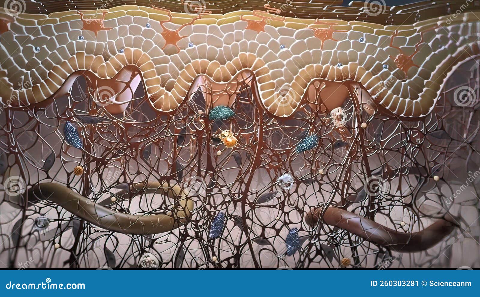 Subcutaneous Tissue, the Inner Layer of Skin Stock Illustration ... Subcutaneous Tissue, the Inner Layer of Skin Stock Illustration ...