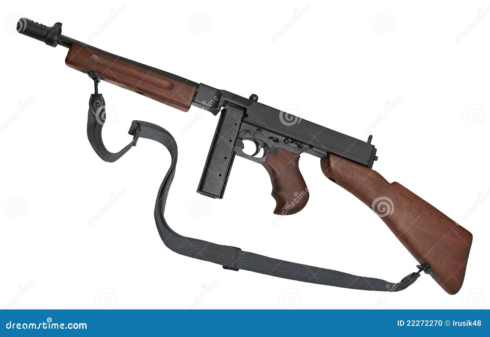 Subfusil ametrallador foto de archivo. Imagen de thompson - 22272270