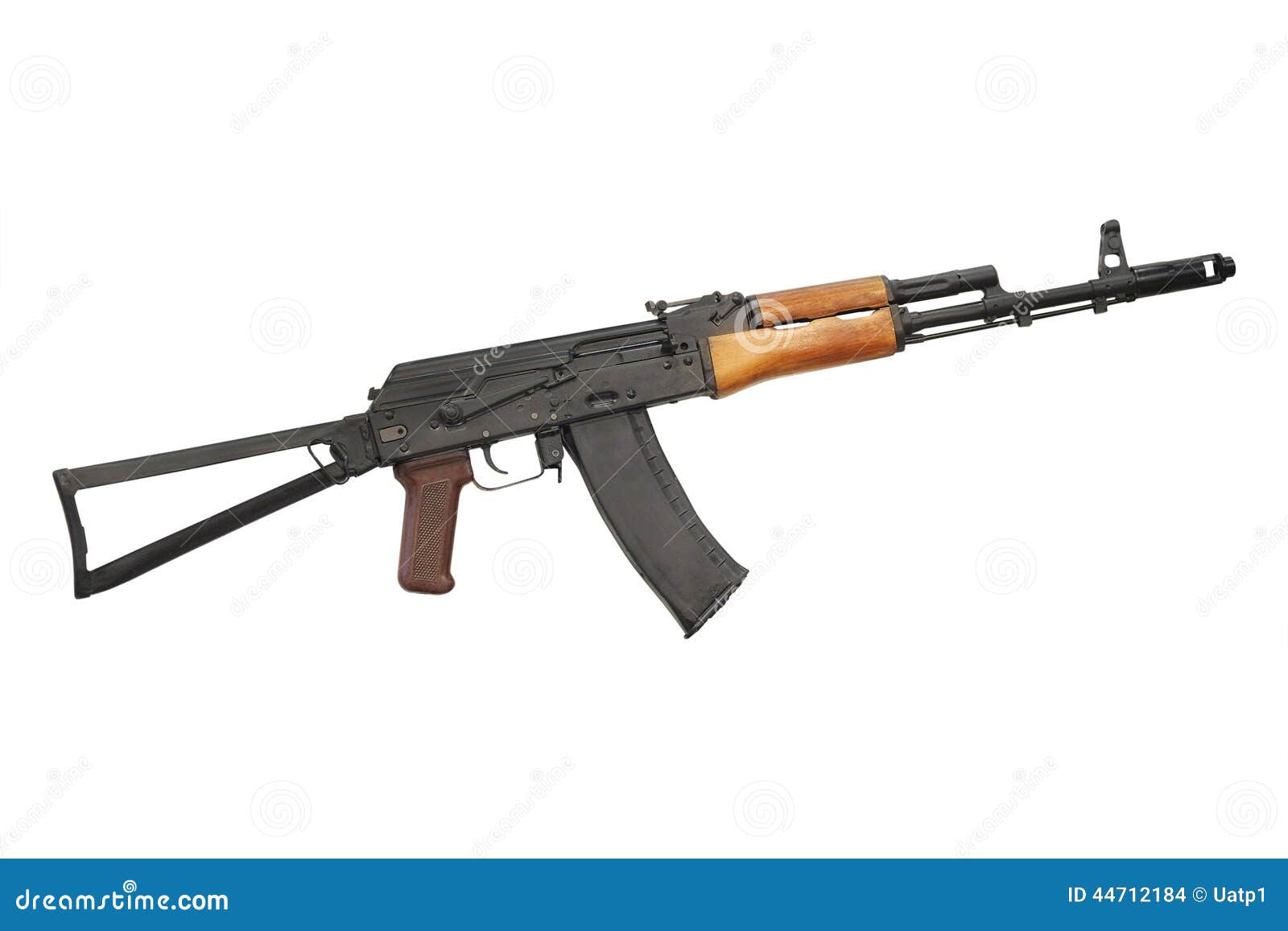 Subfusil ametrallador foto de archivo. Imagen de blanco - 44712184