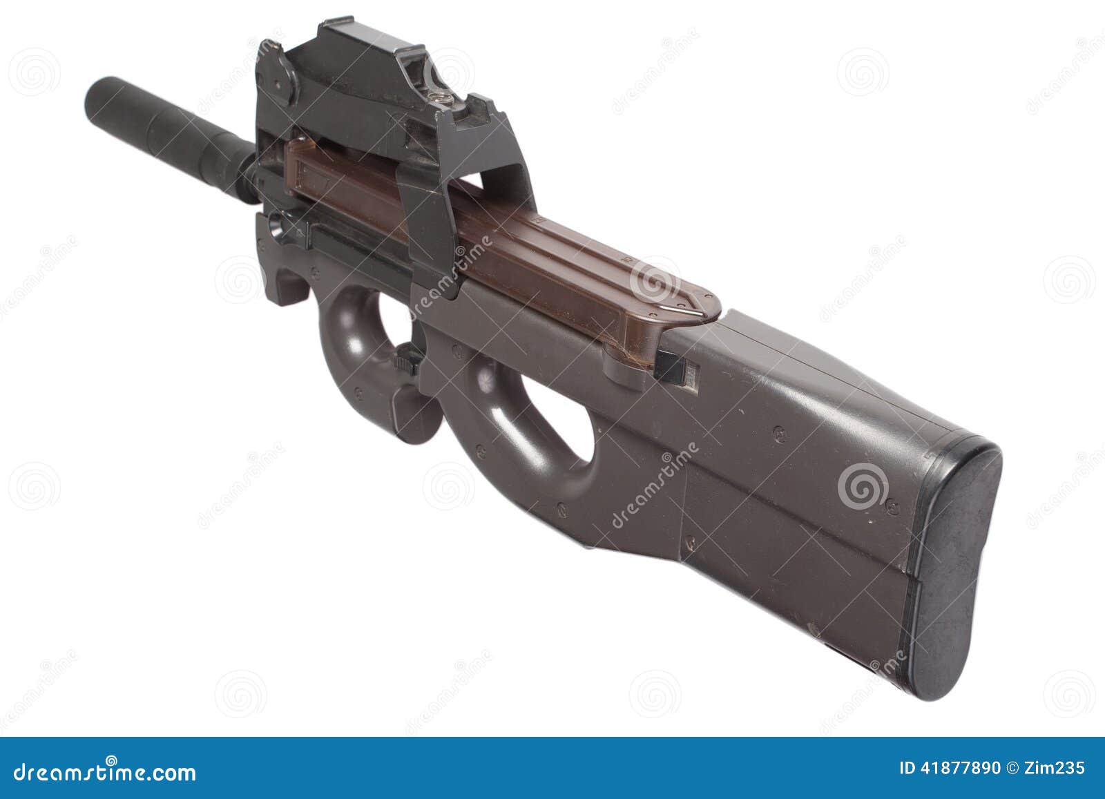 Subfusil ametrallador P90 foto de archivo. Imagen de moderno - 41877890