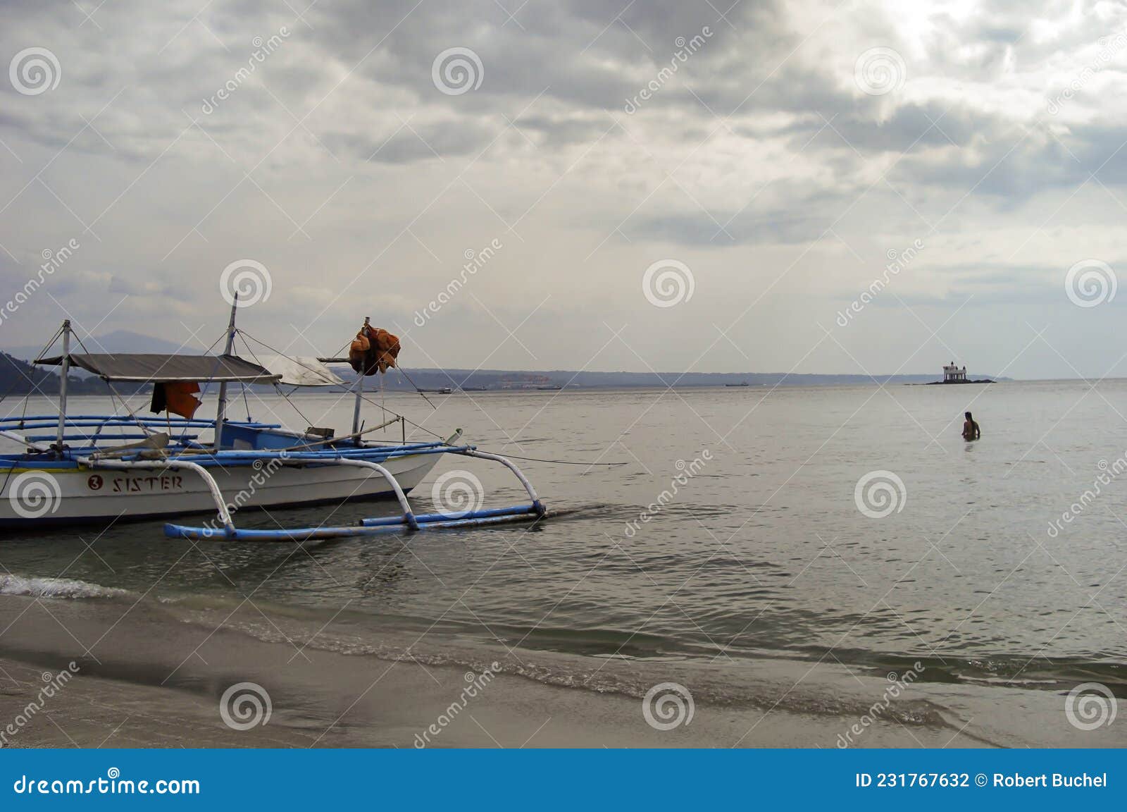 Subic Bay Coast With People Joying Jet Ski In Subic, Zambales Editorial ...