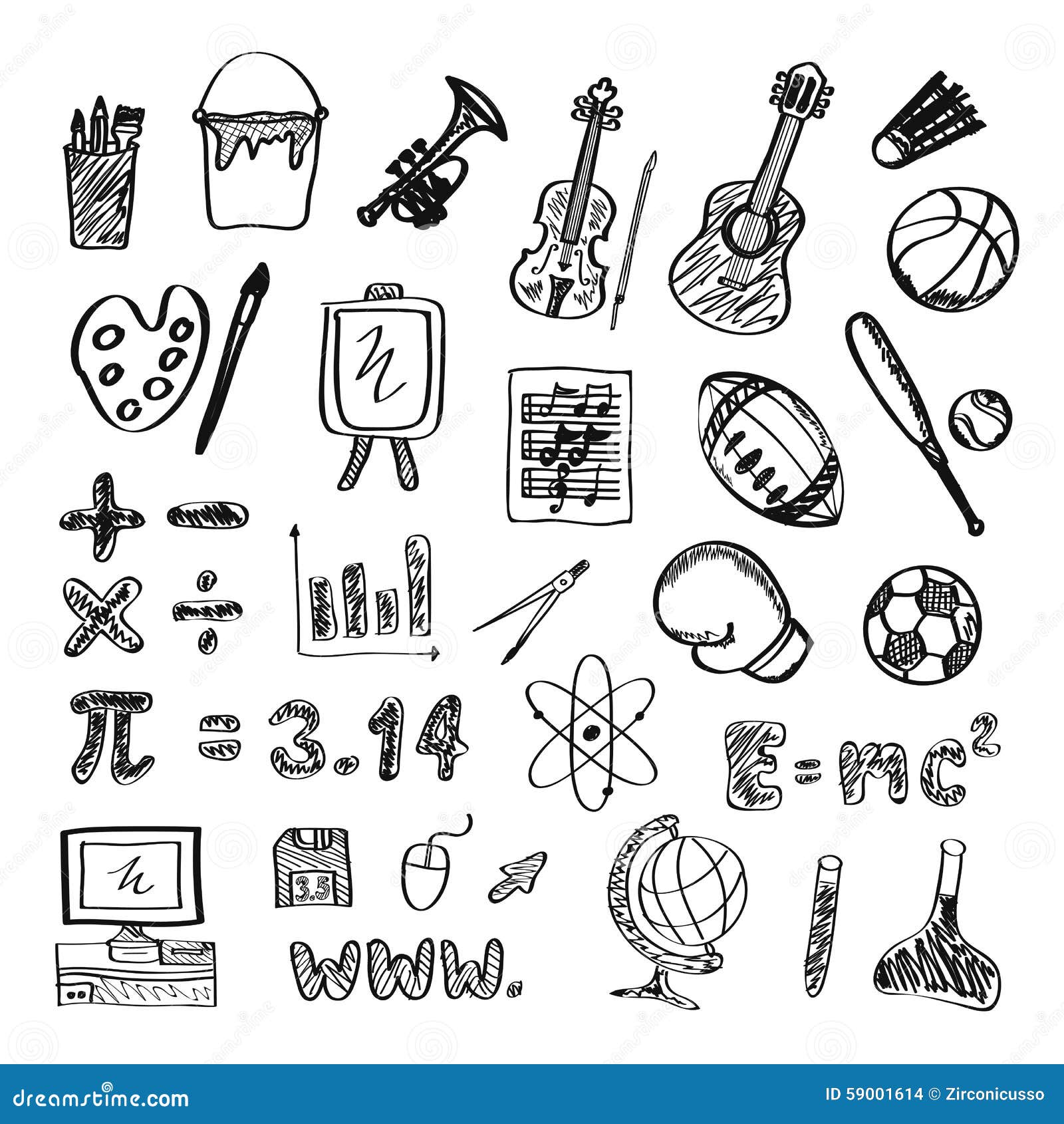 Subject Icon Vector Illustration | CartoonDealer.com #59001614