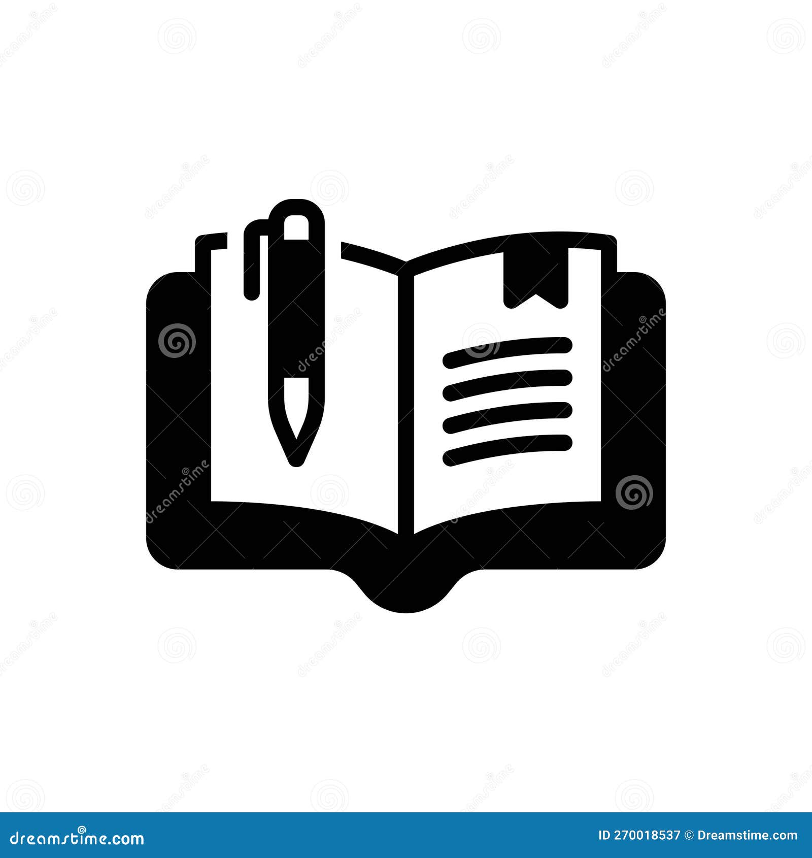 Black Solid Icon for Subject, Theme and Topic Stock Vector ...