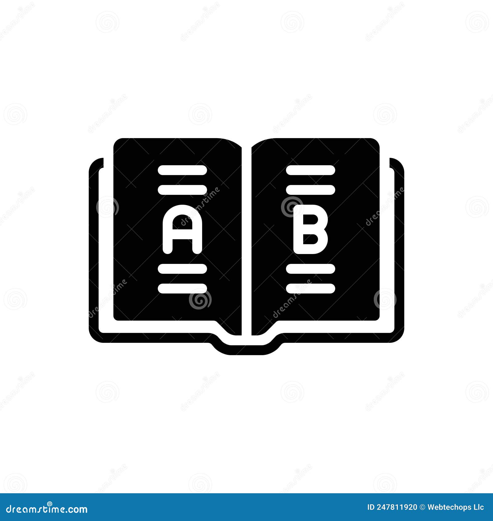 Black Solid Icon for Subject, Topic and Matter Stock Vector ...