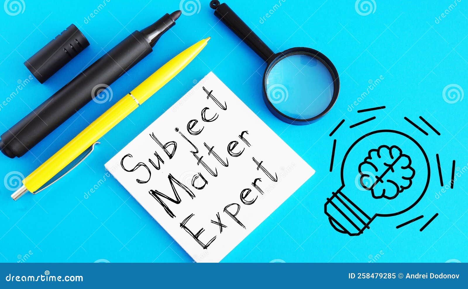 Subject Matter Expert SME is Shown Using the Text Stock Image - Image ...