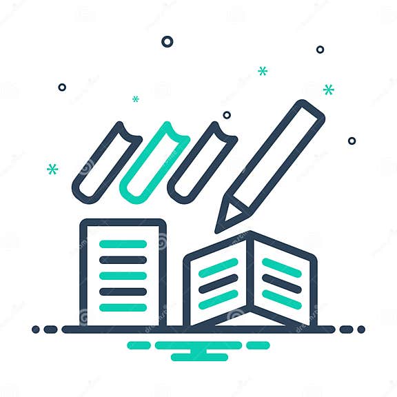 Mix Icon for Subjects, Theme and Topic Stock Illustration ...