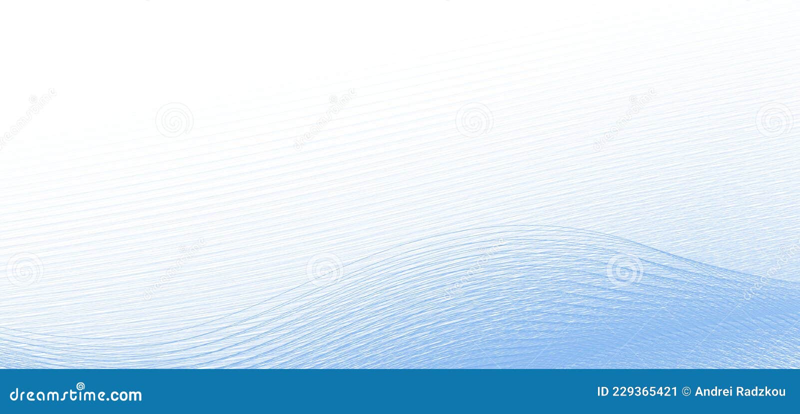 Suble Background with Thin Light Blue Undulae Lines. Minimal Vector ...