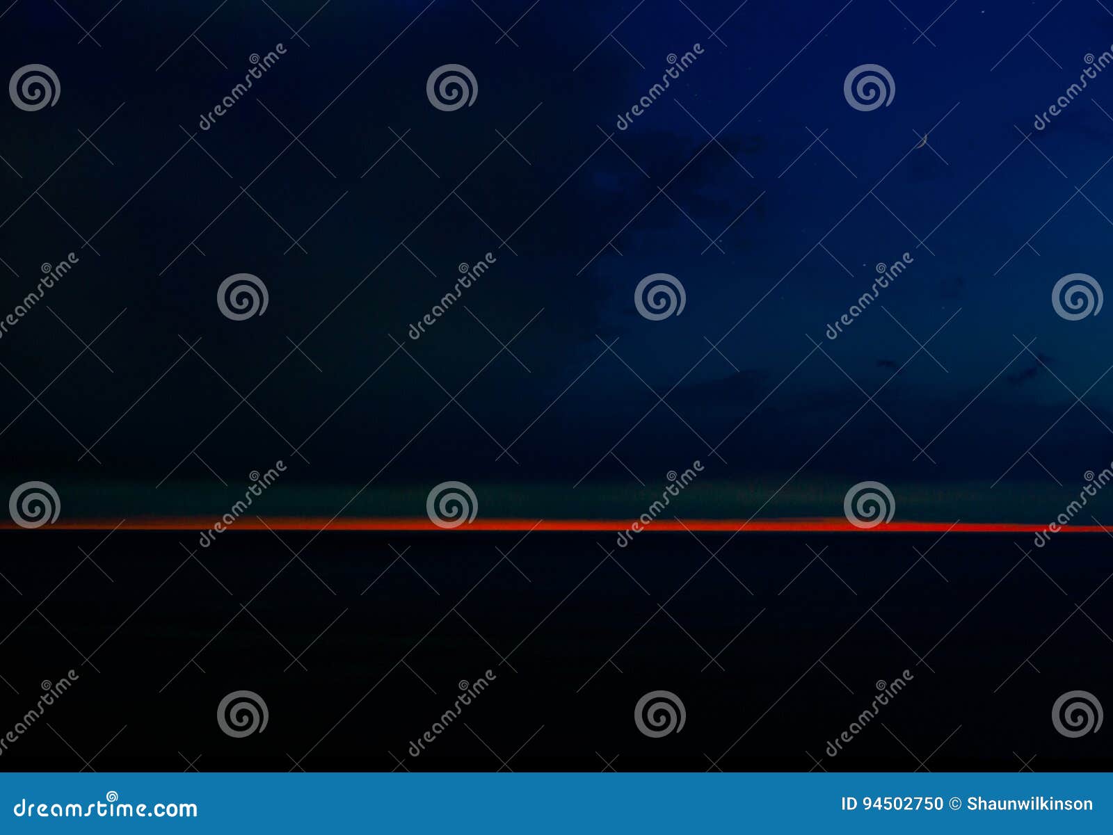 Suble sunset at sea stock photo. Image of dawn, sunlight - 94502750