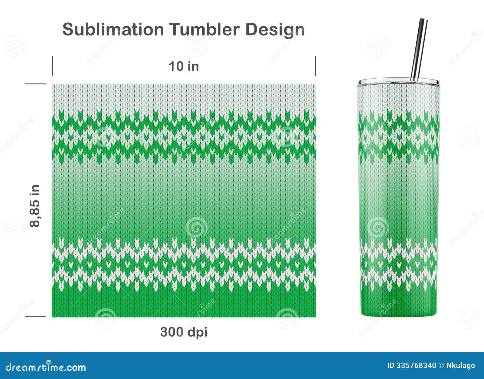 Realistic Knitted Ombre Pattern. Seamless Sublimation Template for 20 ...
