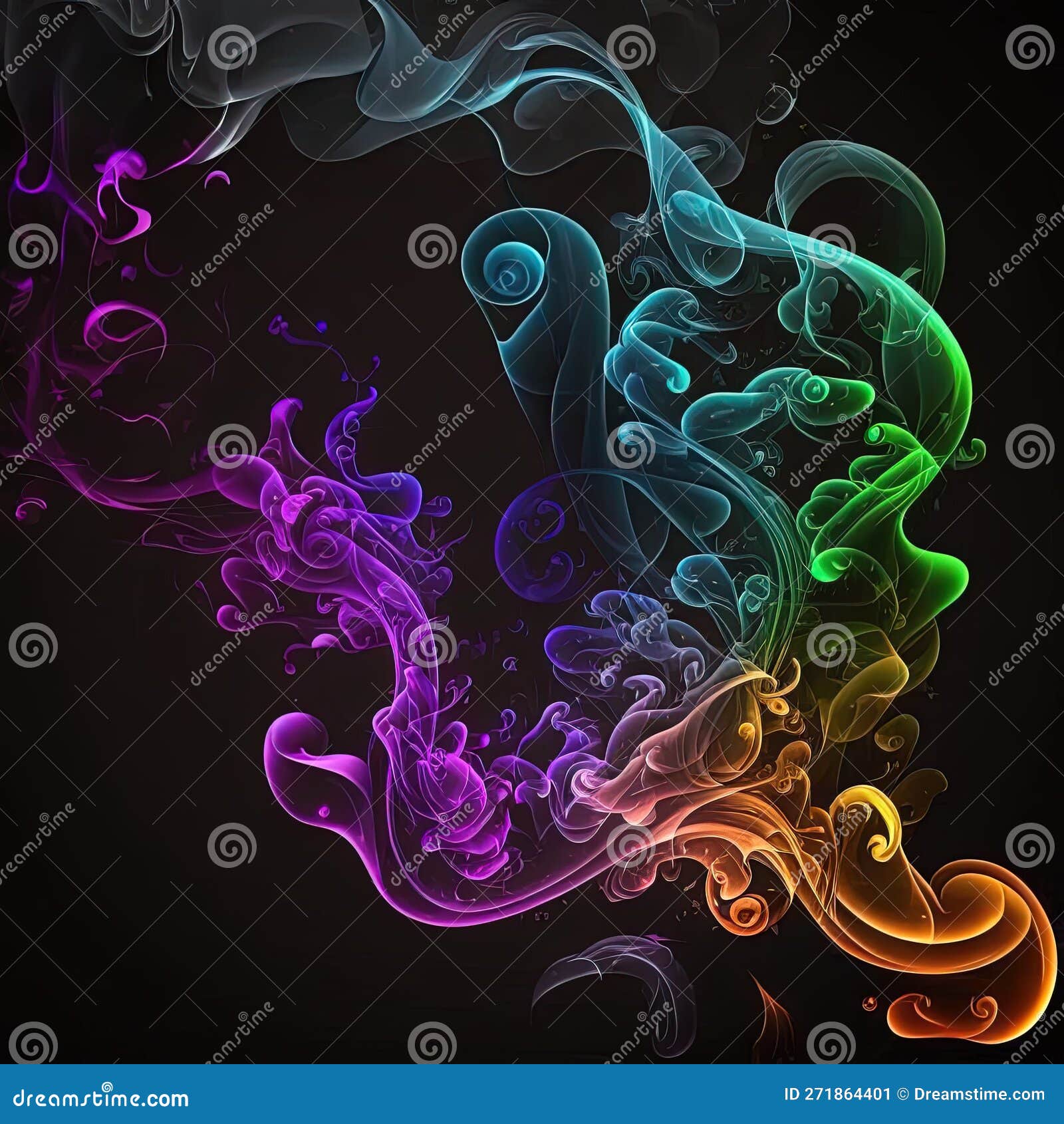Sublime Smoke Abstract Geometry with Smoke Stock Illustration ...