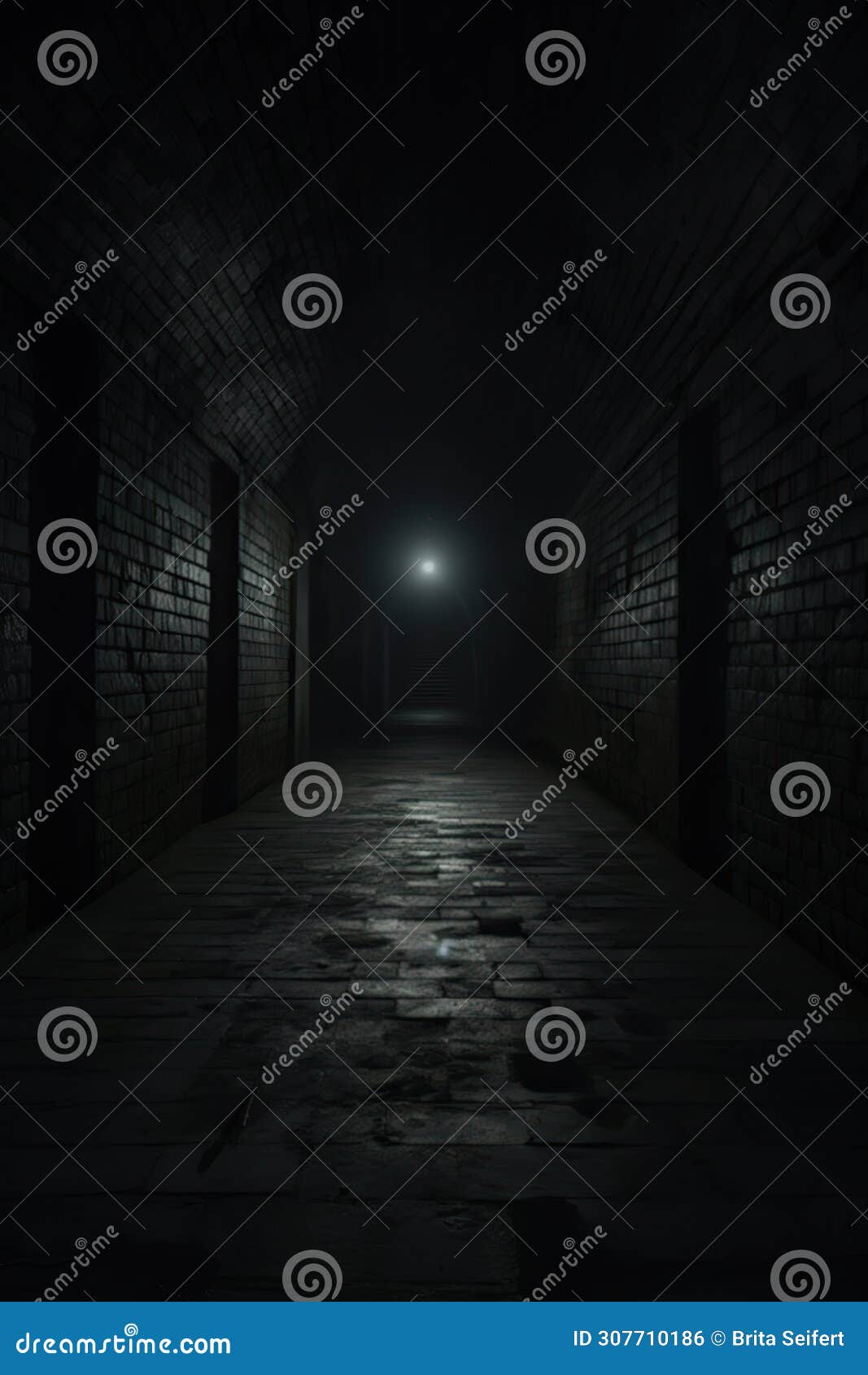 Subliminal Messaging, Liminal Space. Dark Cross Way Stock Illustration ...