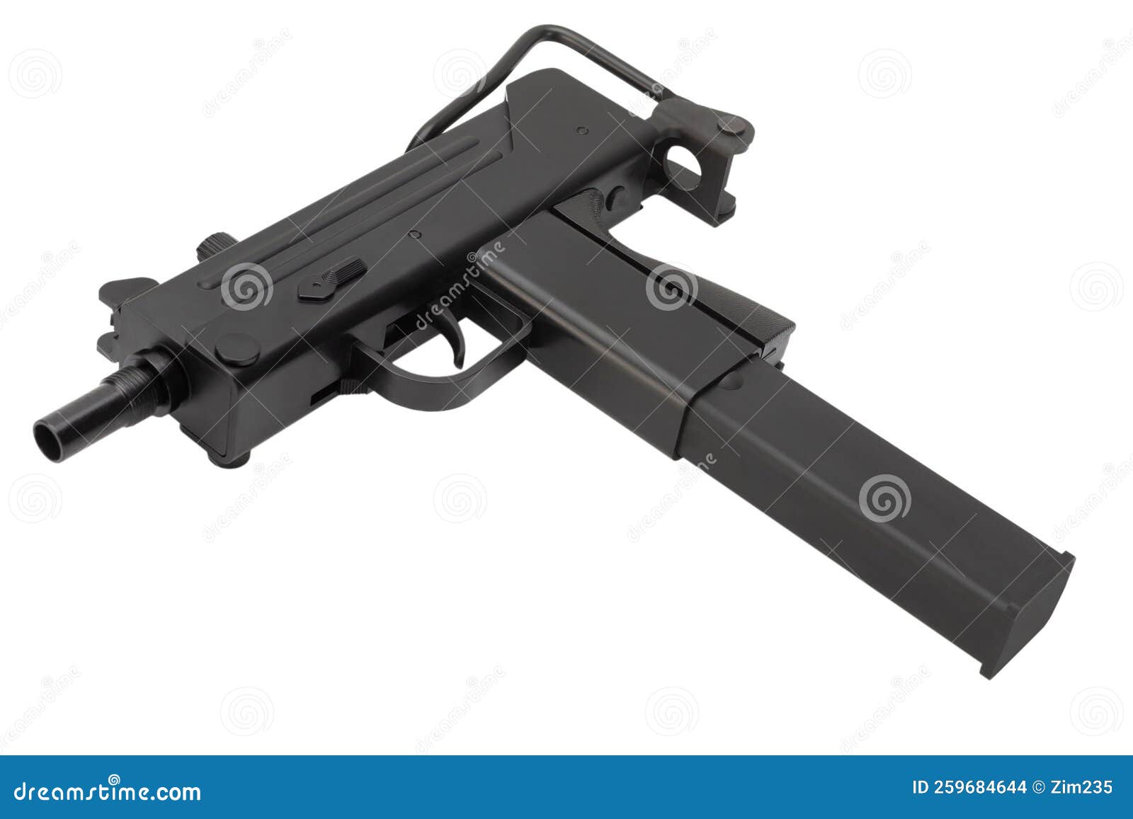 Submachine Gun Mp5. Small Rifled Automatic Weapon Caliber 9mm. Armament ...