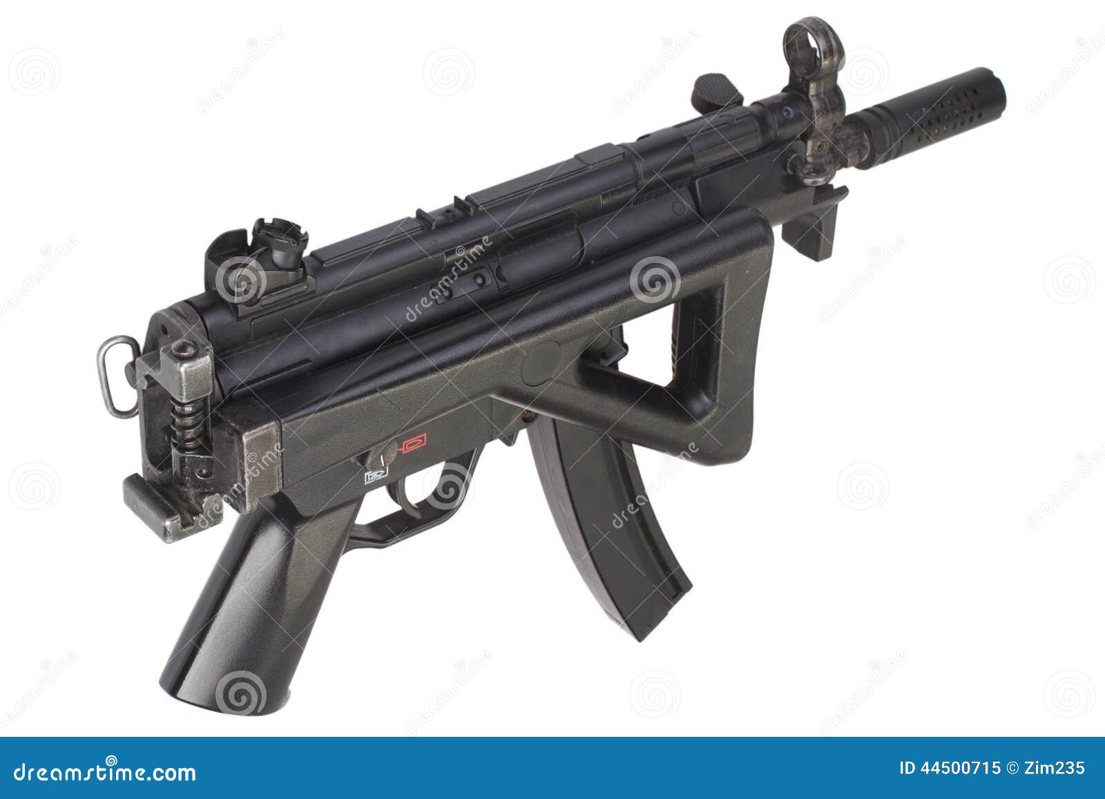 Submachine gun MP5 stock image. Image of handgun, mp5k - 44500715