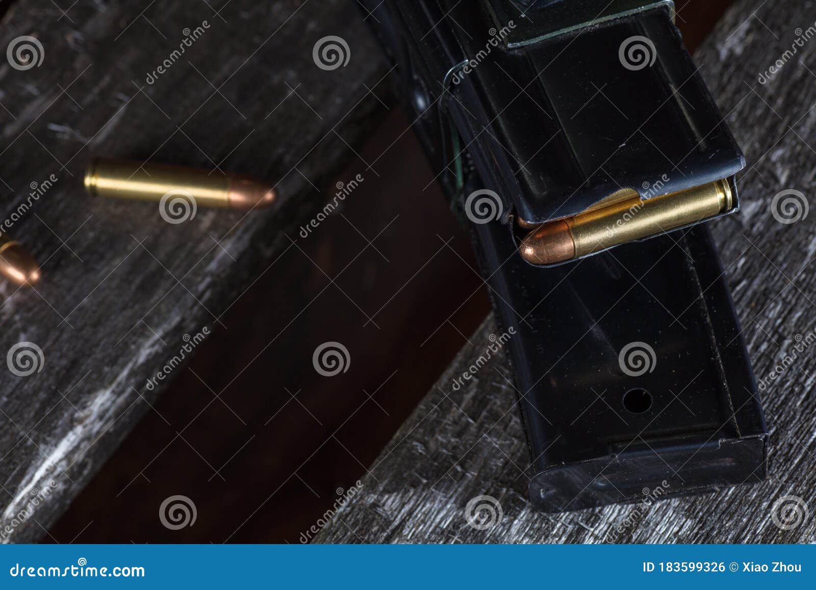 Submachine guns stock photo. Image of bullet, retro - 183599326