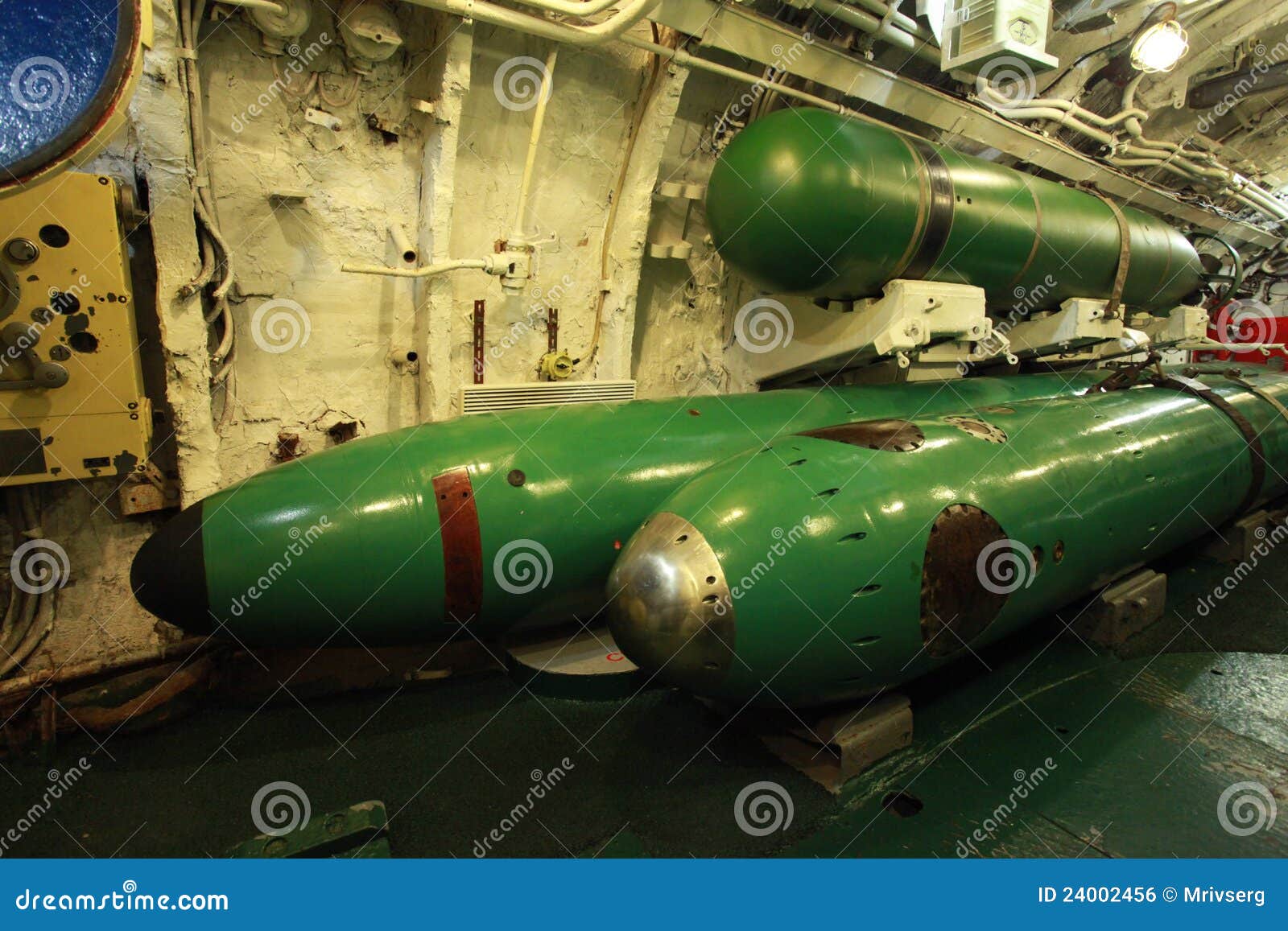Submarine stock photo. Image of mechanical, pipe, depth - 24002456