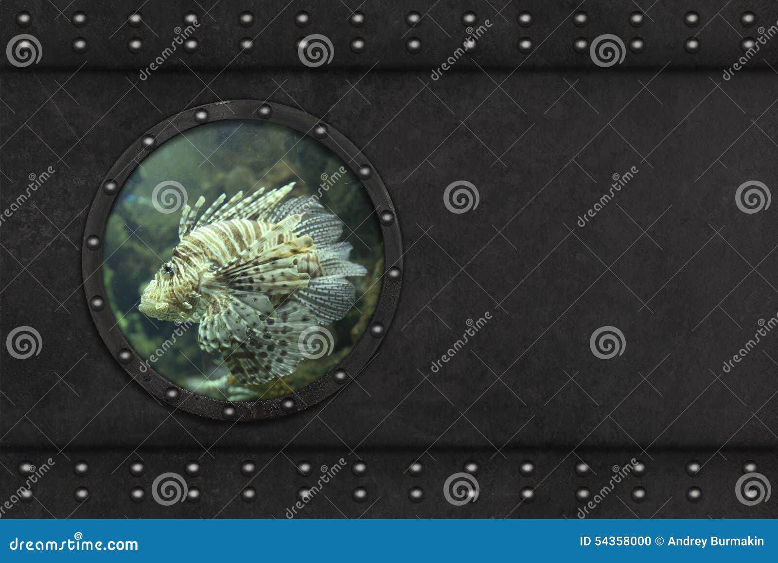 Submarine armoured window stock illustration. Illustration of rivet ...