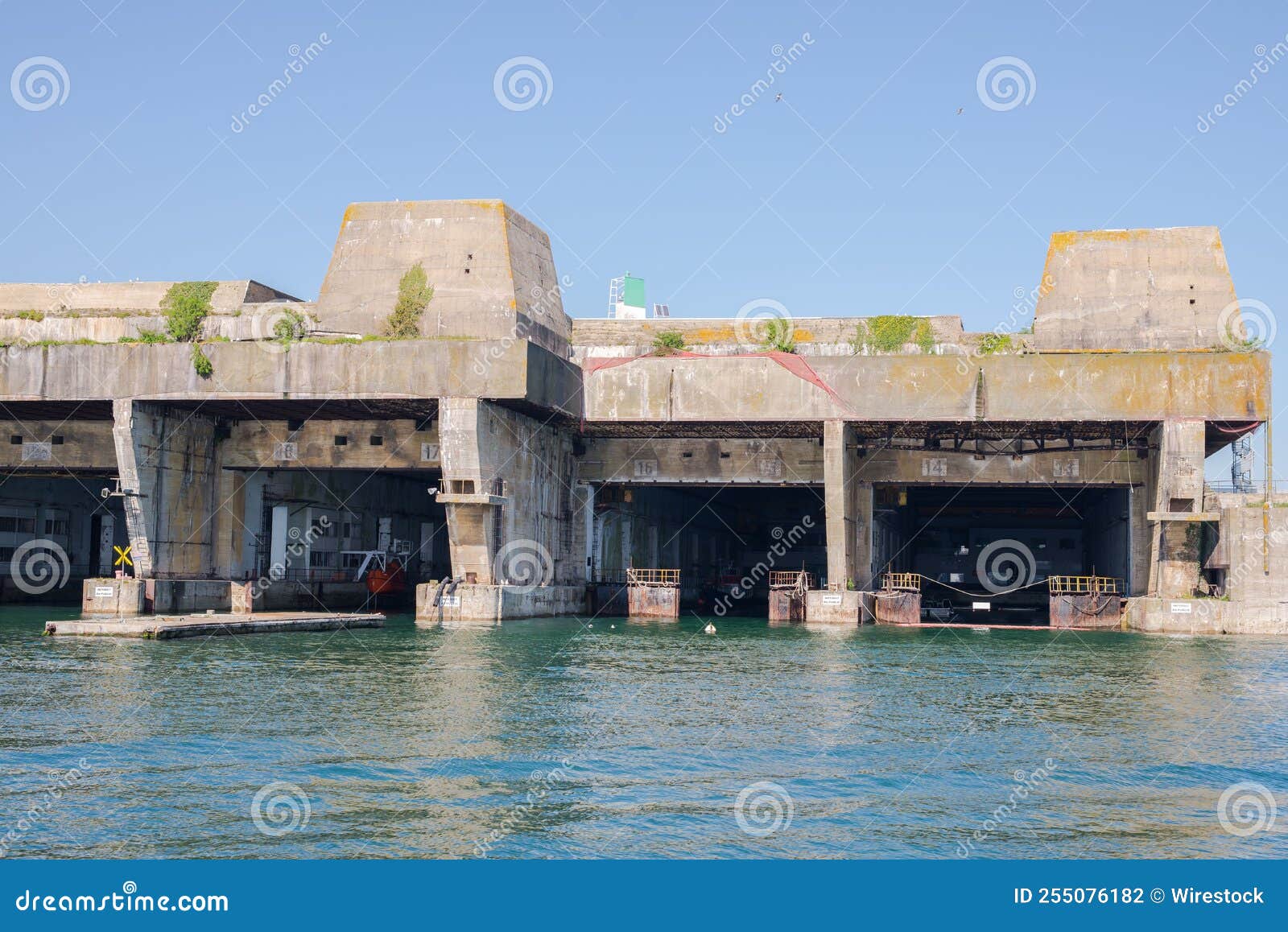 The Keroman Submarine Base, A WWII German U-boat Facility, In Lorient ...