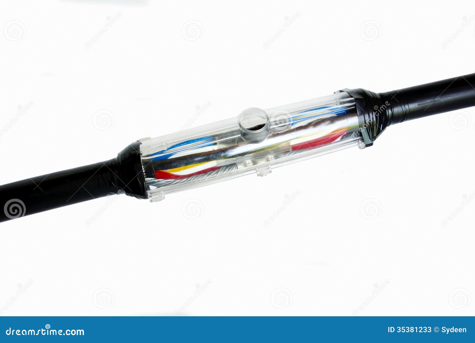 Cable Joint With Connector Royalty-Free Stock Image | CartoonDealer.com ...
