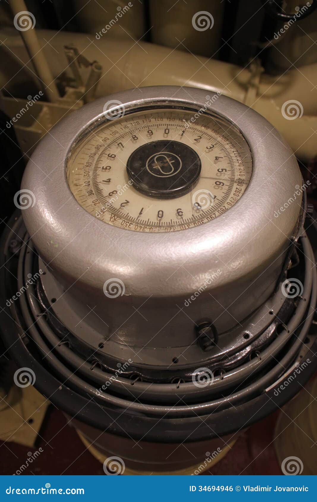 Submarine compass stock photo. Image of navigation, navigate - 34694946
